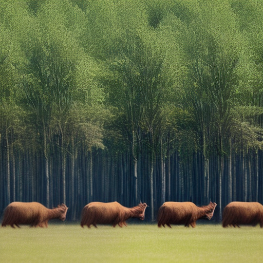 forest,sun,animals