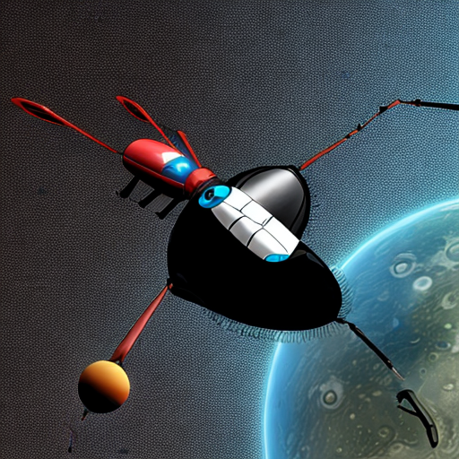 A giant ant on the moon