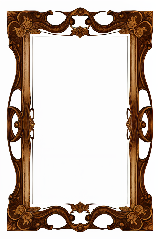 Elegant Vintage Picture Frame Designed for Displaying Your Cherished ...