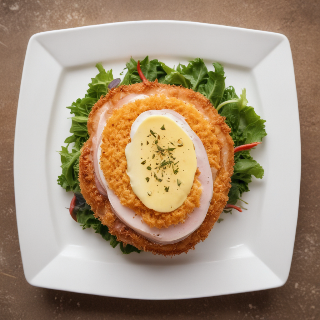 single Cordon bleu with cheese