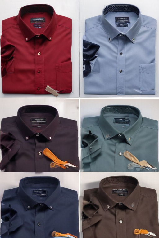 Collection of Stylish Dress Shirts in Various Colors and Patterns ...