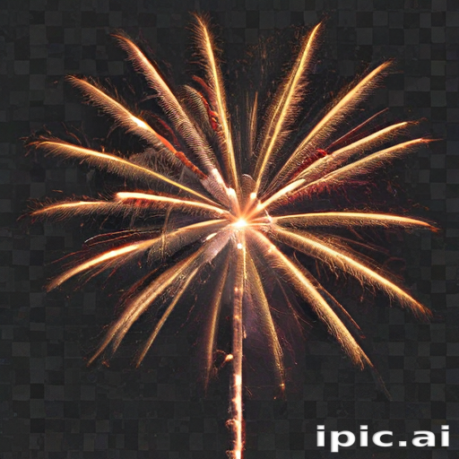 Vibrant Firework Display Illuminating the Night Sky with Sparkling Colors
