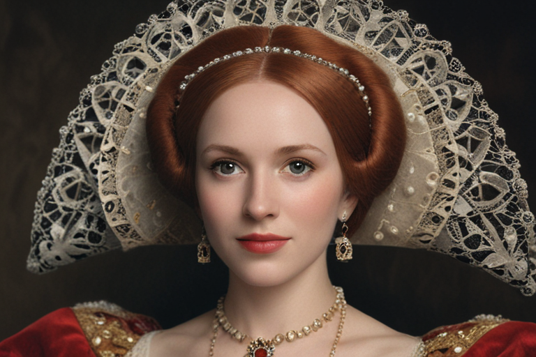 realistic photo of Henry VIII’s wife Catherine Parr in real life