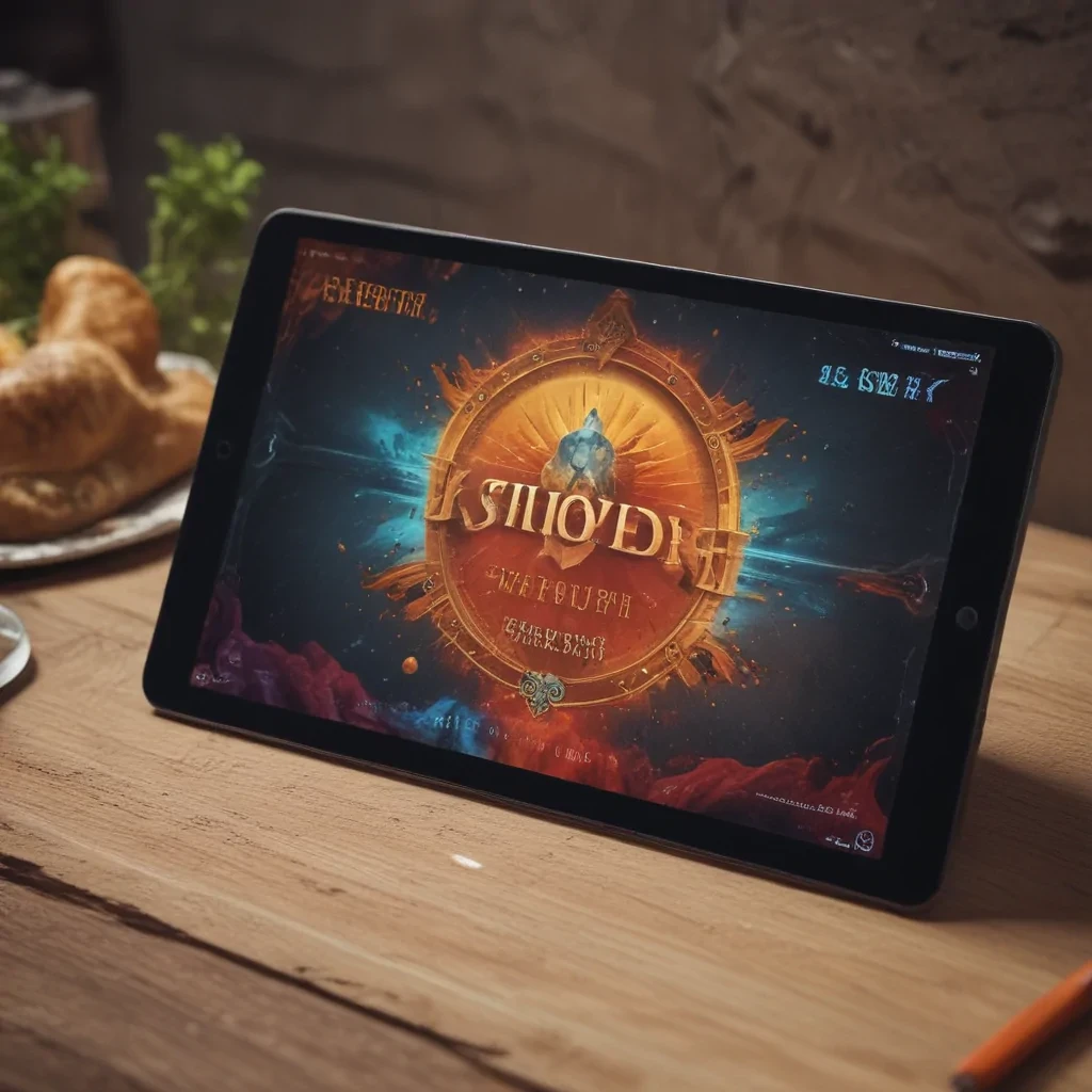 Epic Fantasy Game Interface Featuring Mystical Symbols and Stunning Visuals