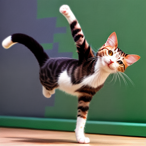 cat dancing