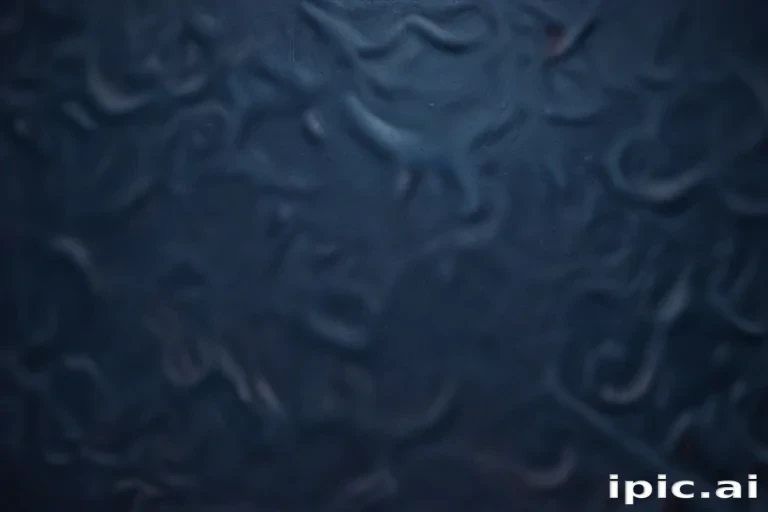 Intricate Textured Surface in Deep Blue Color with Organic Patterns and ...