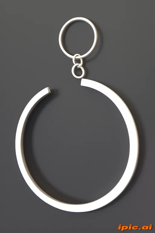Stylish Silver Hoop Earring with a Distinctive Circular Design and ...