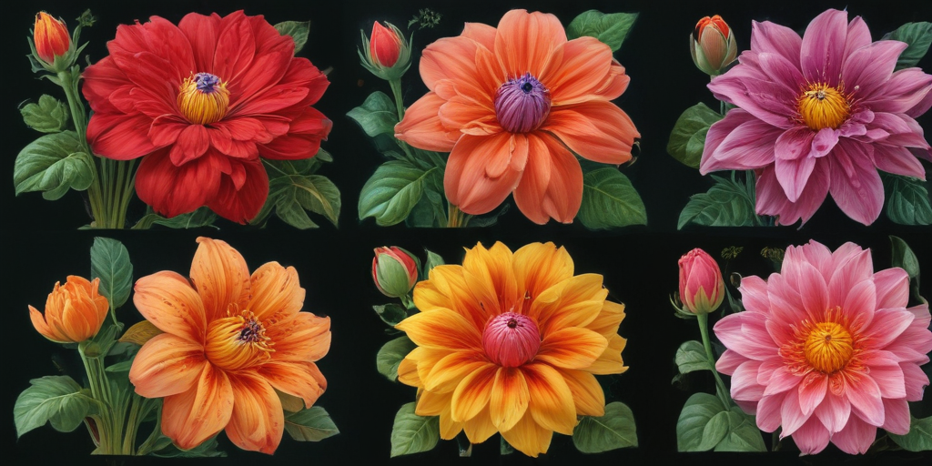 A Colorful Collection of Vibrant Flowers Showcasing Nature's Beauty and ...