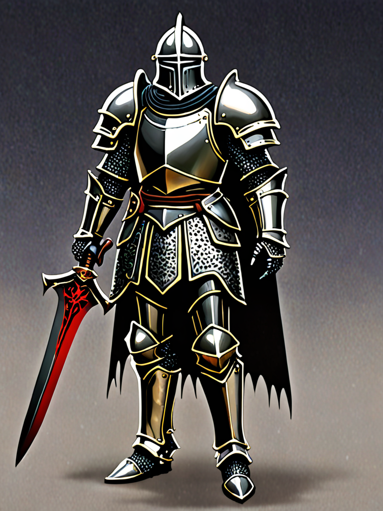 Necromancer knight armoured