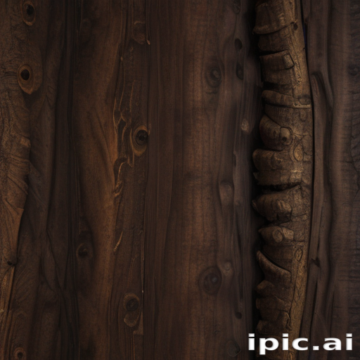 Textured Wooden Surface Showcasing Natural Patterns and Rich Earthy Tones
