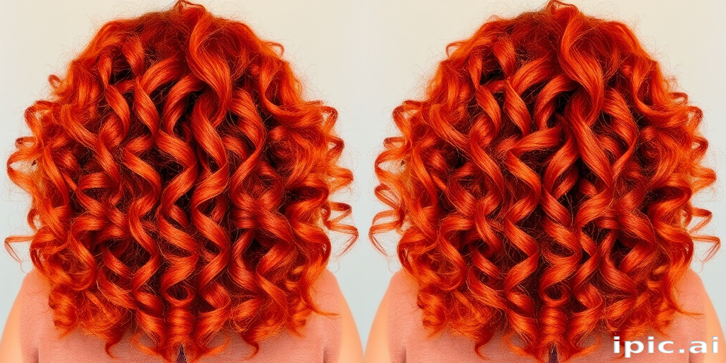 Vibrant and Luscious Red Curls: A Stunning Hair Transformation Showcase