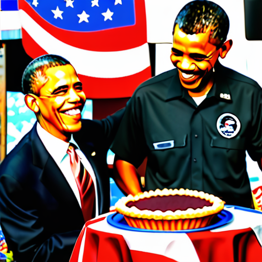 Barak Obama wins pie contest at state fair