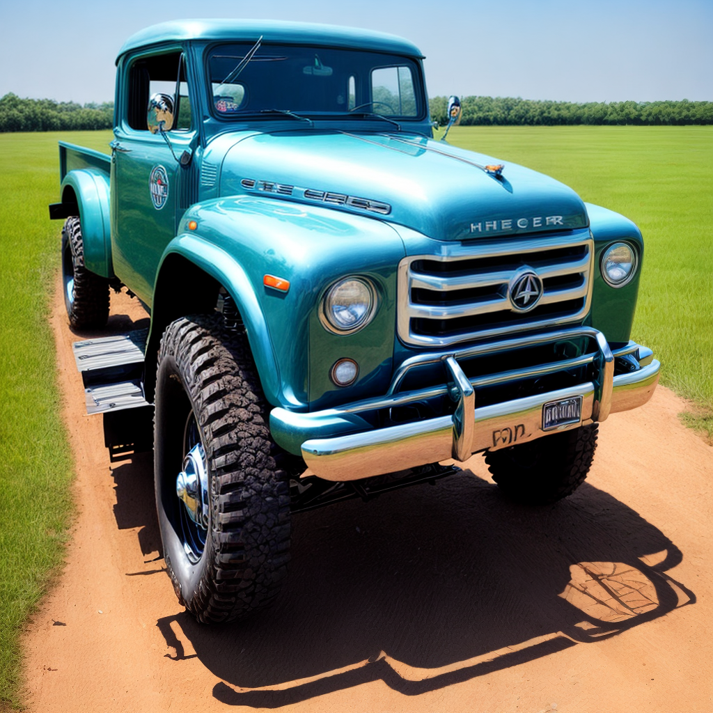 checker aerobus mud truck