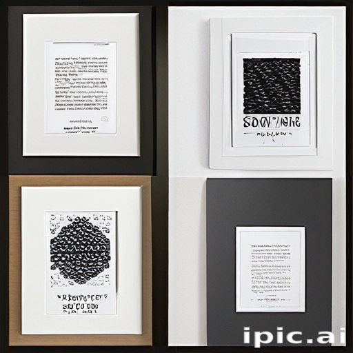 Artistic Display of Framed Textual Designs in Various Colorful Backgrounds