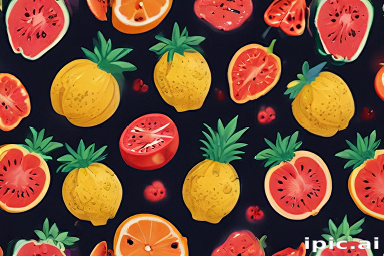 aesthetic fruit background