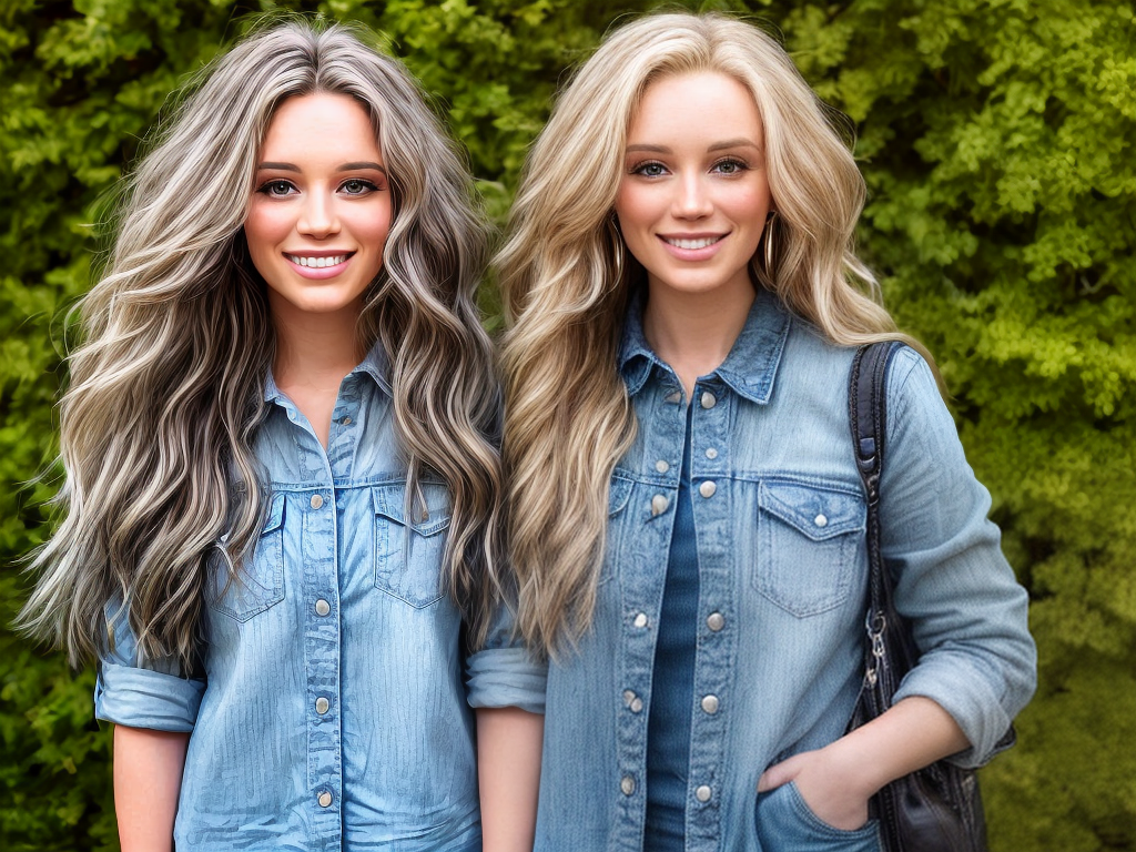 irish trans woman with long wavy blonde hair