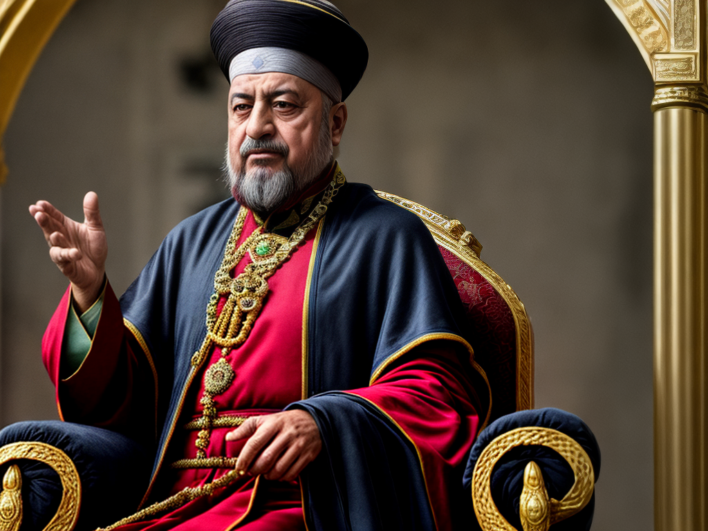 Turkish Muslim Sultan
