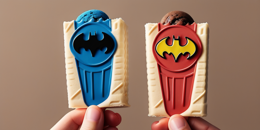 Delicious Batman-Themed Ice Cream Bars: A Sweet Treat for Superhero Fans