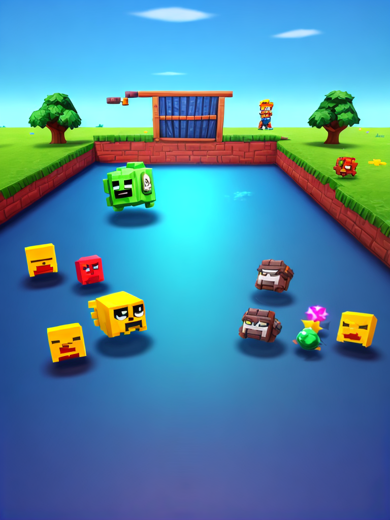 Brawl stars but in 2d graphics