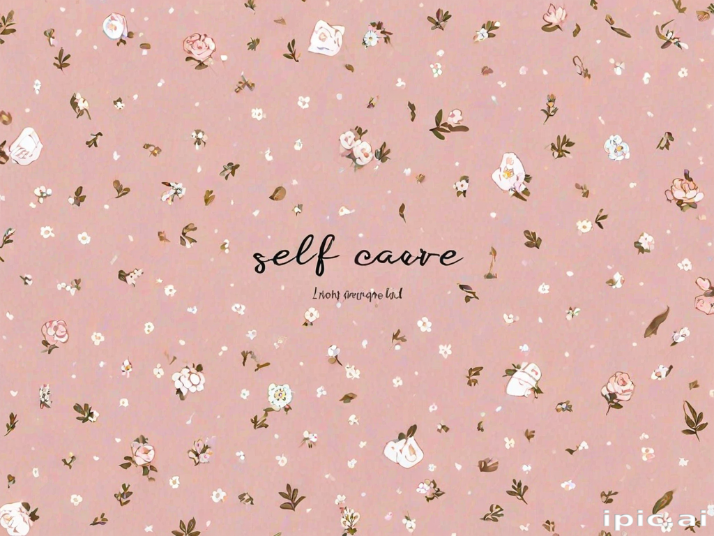 Embracing Self-Care: A Floral Pattern for Personal Well-Being and Growth