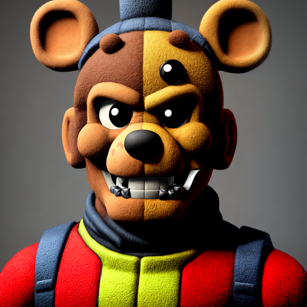 Freddy fazbear, Realistic creepy