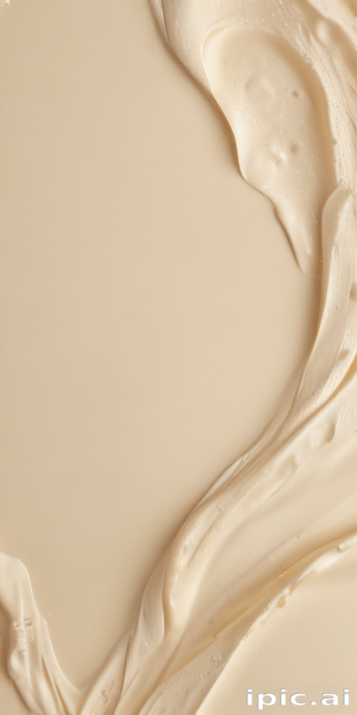 Creamy Texture of Smooth Beige Mixture Swirling Elegantly Across the ...