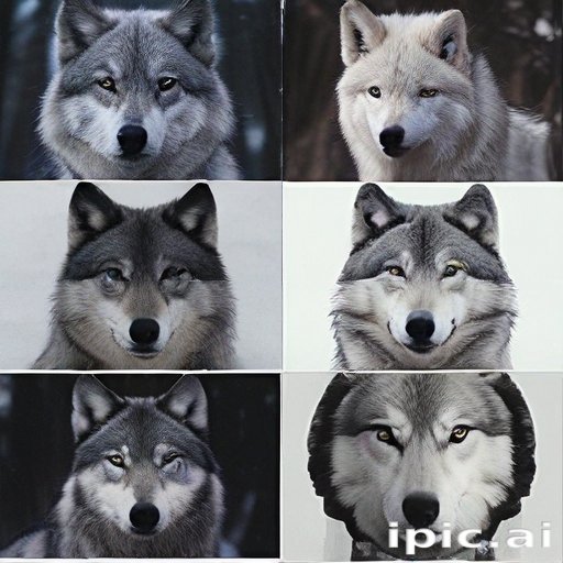 Captivating Collection of Stunning Wolf Portraits Showcasing Unique ...
