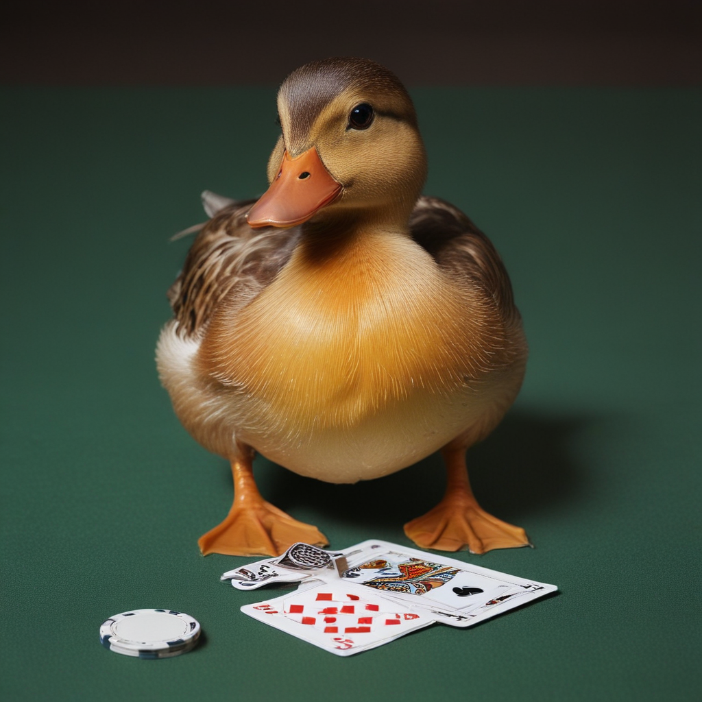 Gambling duck