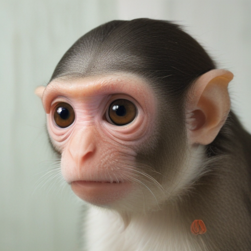 Fish with monkey head