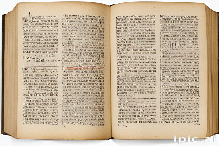 An Open Vintage Book Displaying Ancient Texts and Calligraphy Techniques.