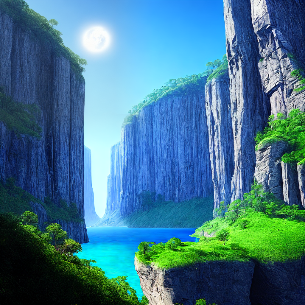Most Magnificent Beautiful Future World Digital Art (copy-right free)