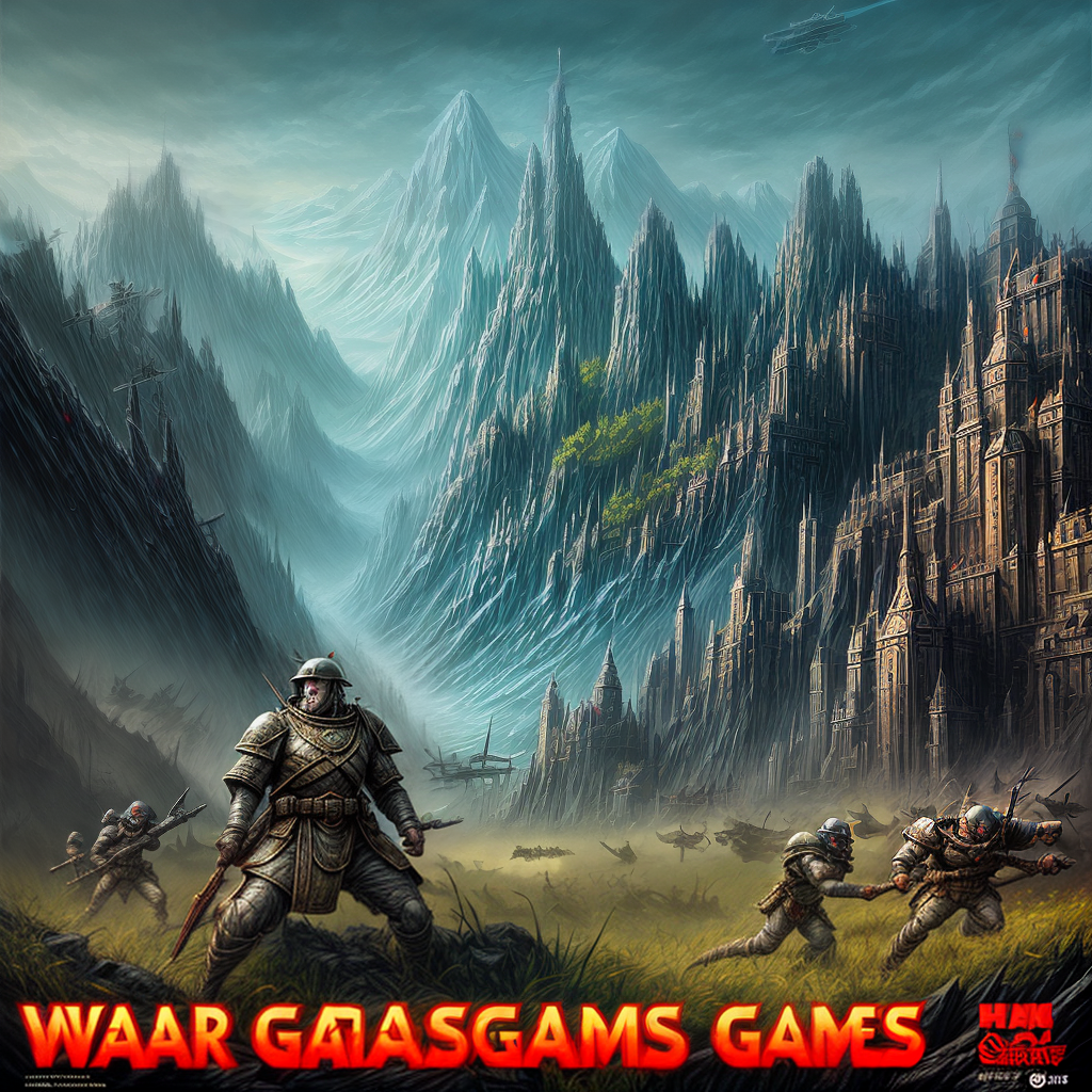 war games fantasy art poster