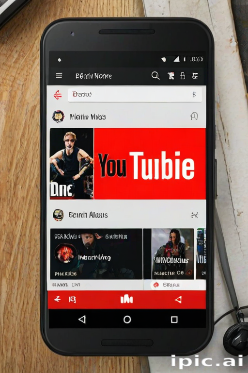 Exploring the YouTube App Interface on a Modern Smartphone Device