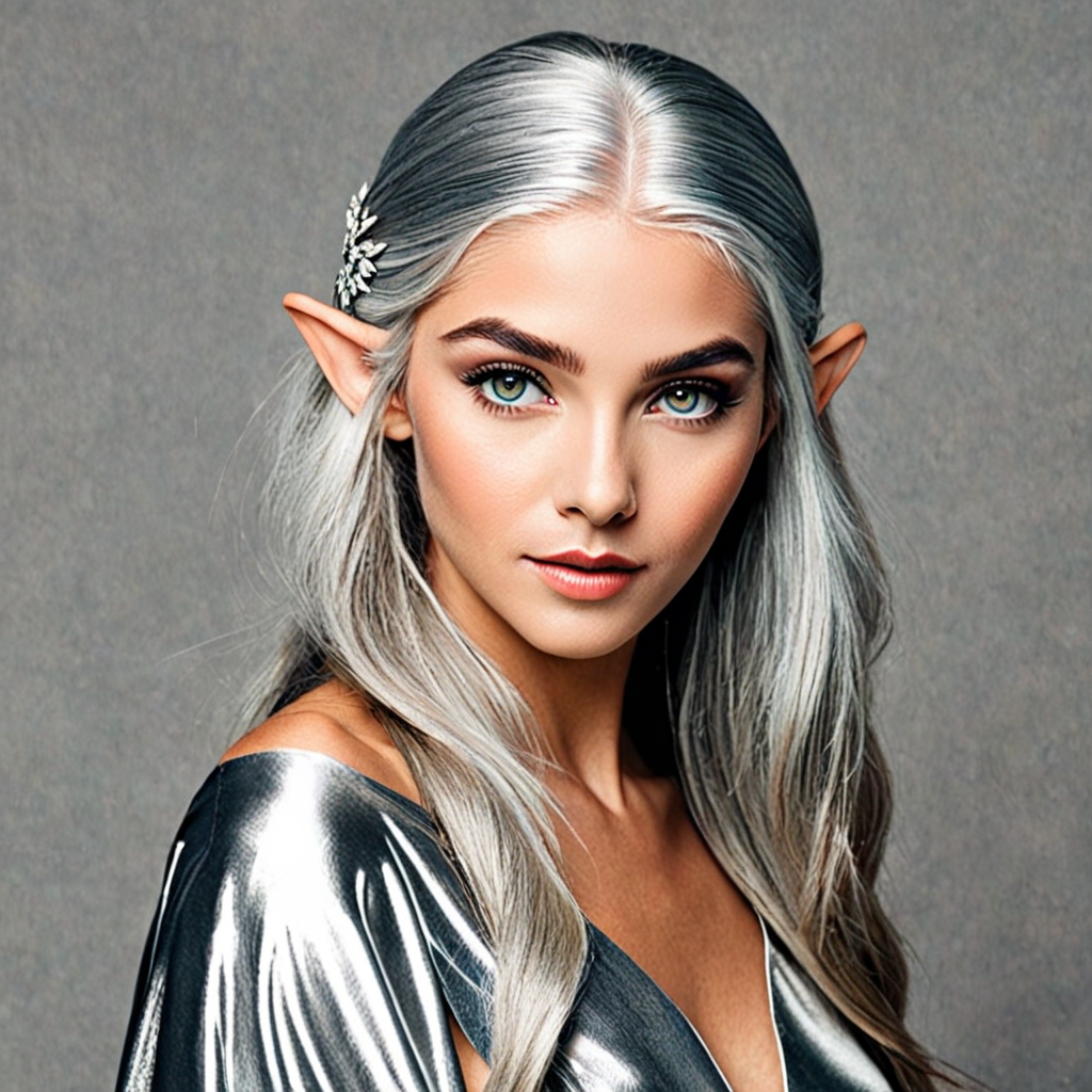 Silver haired elve