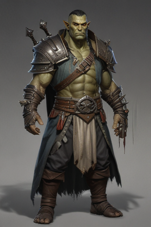 Cleric half-orc