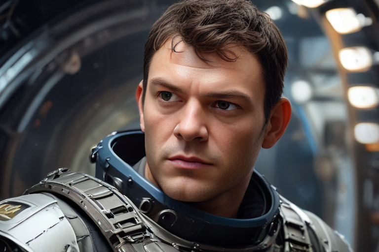 A hyperrealistic and futuristic portrait of the personification of the ...