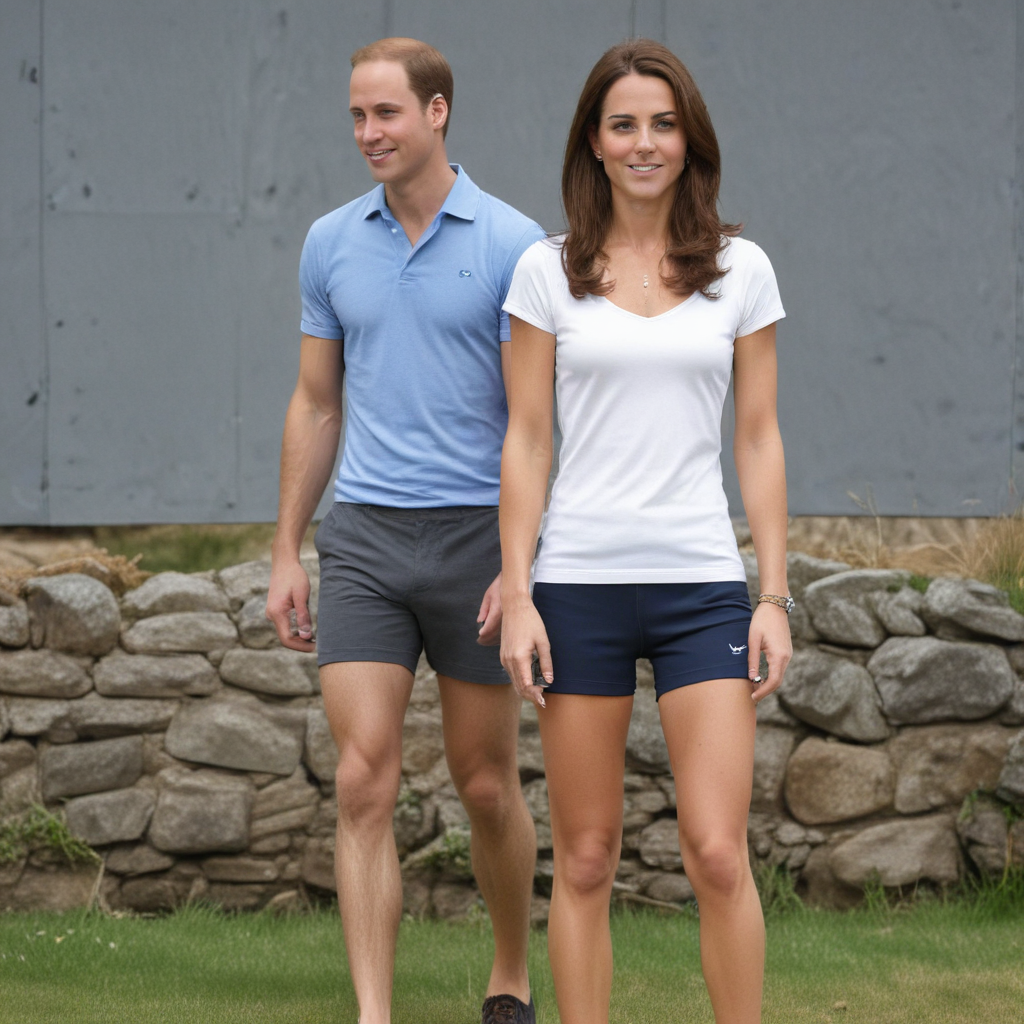 Kate middleton in yoga shorts