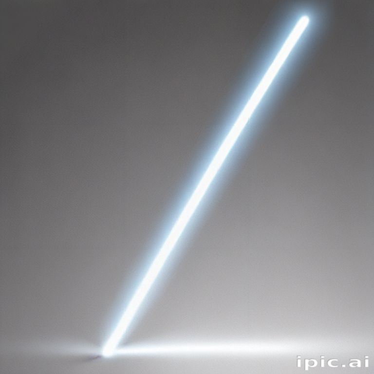 A Bright, Diagonal Light Beam Casting a Soft Glow on the Surface