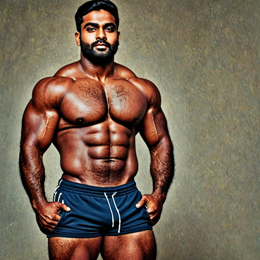 indian bulky guy