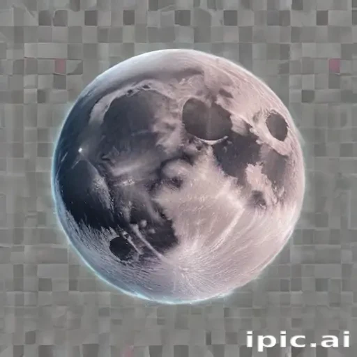 A Stunning Artistic Representation of the Moon Against a Textured ...