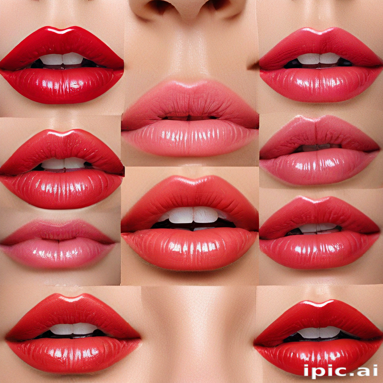 Exploring a Variety of Bold and Subtle Lip Colors and Finishes