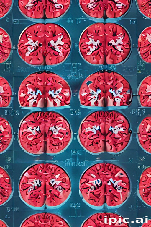 Detailed MRI Scans of Human Brain Showcasing Complex Neural Structures
