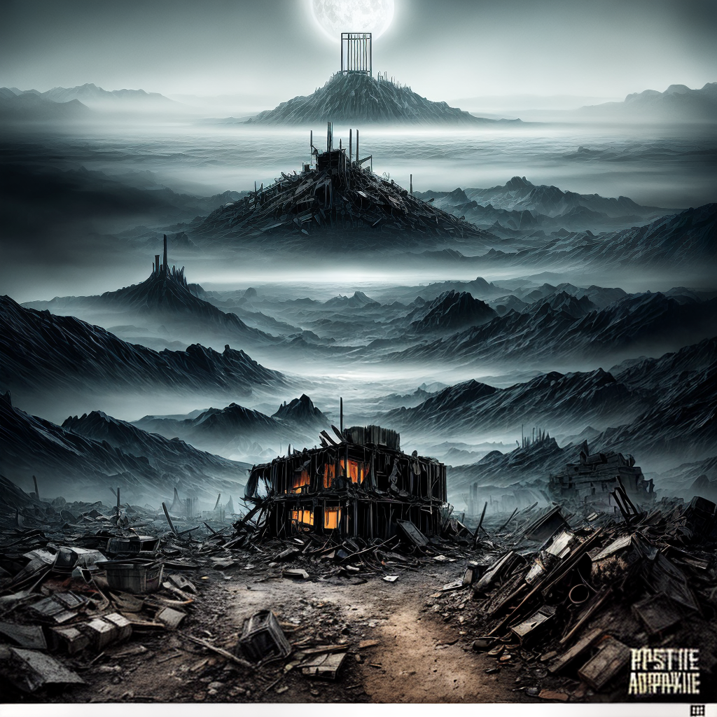 Post apocalypse art poster