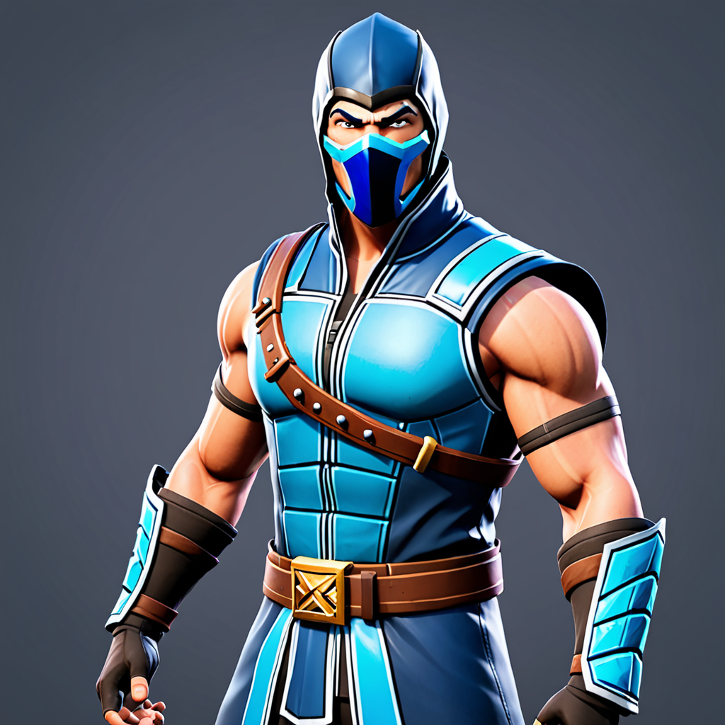 Sub zero fortnite skin, fortnite style