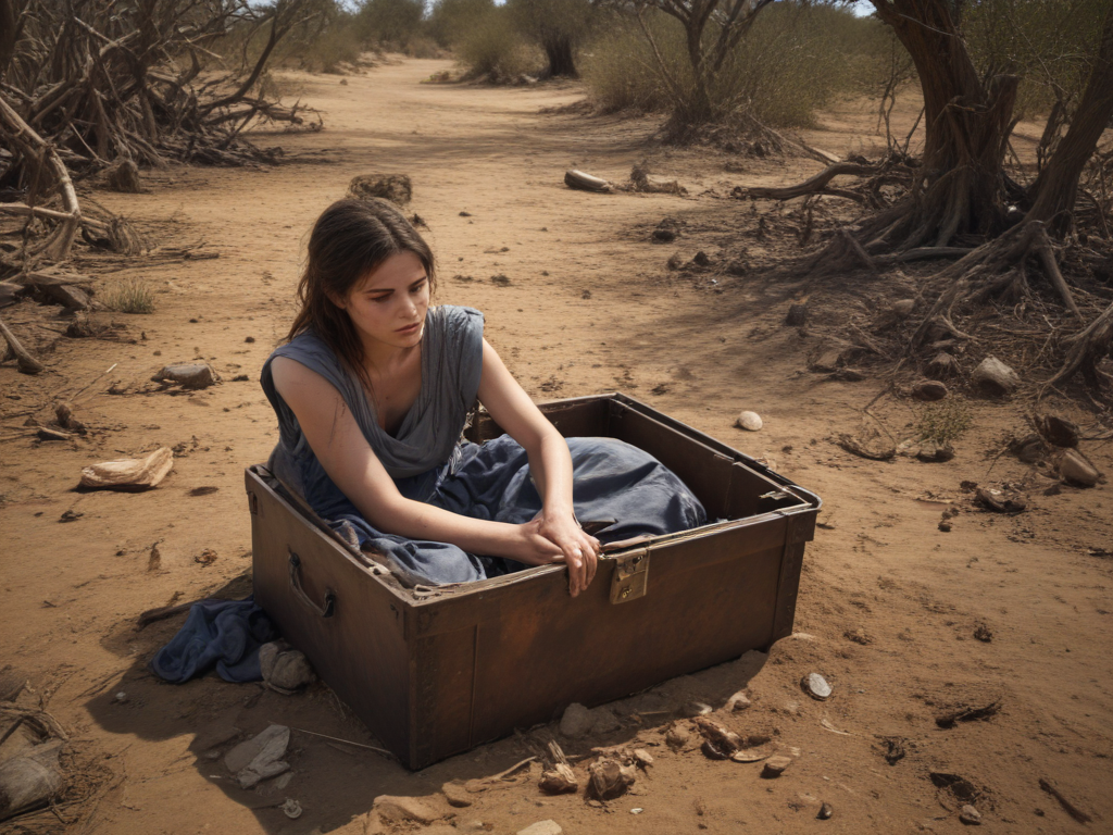 Depict the aftermath of Pandora's fateful decision. Show scenes of ...