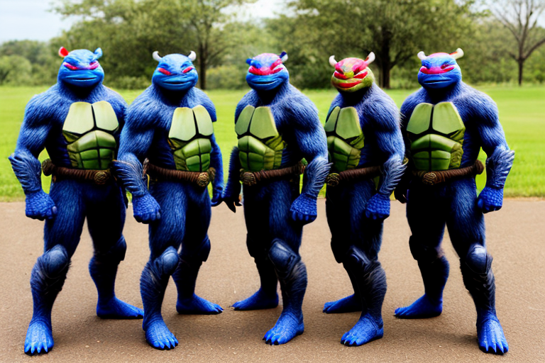 Realistic Ninja Turtles