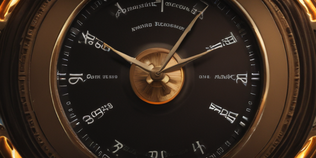 Intricate Clock Design Featuring Unique Symbols and Elegant Timekeeping ...