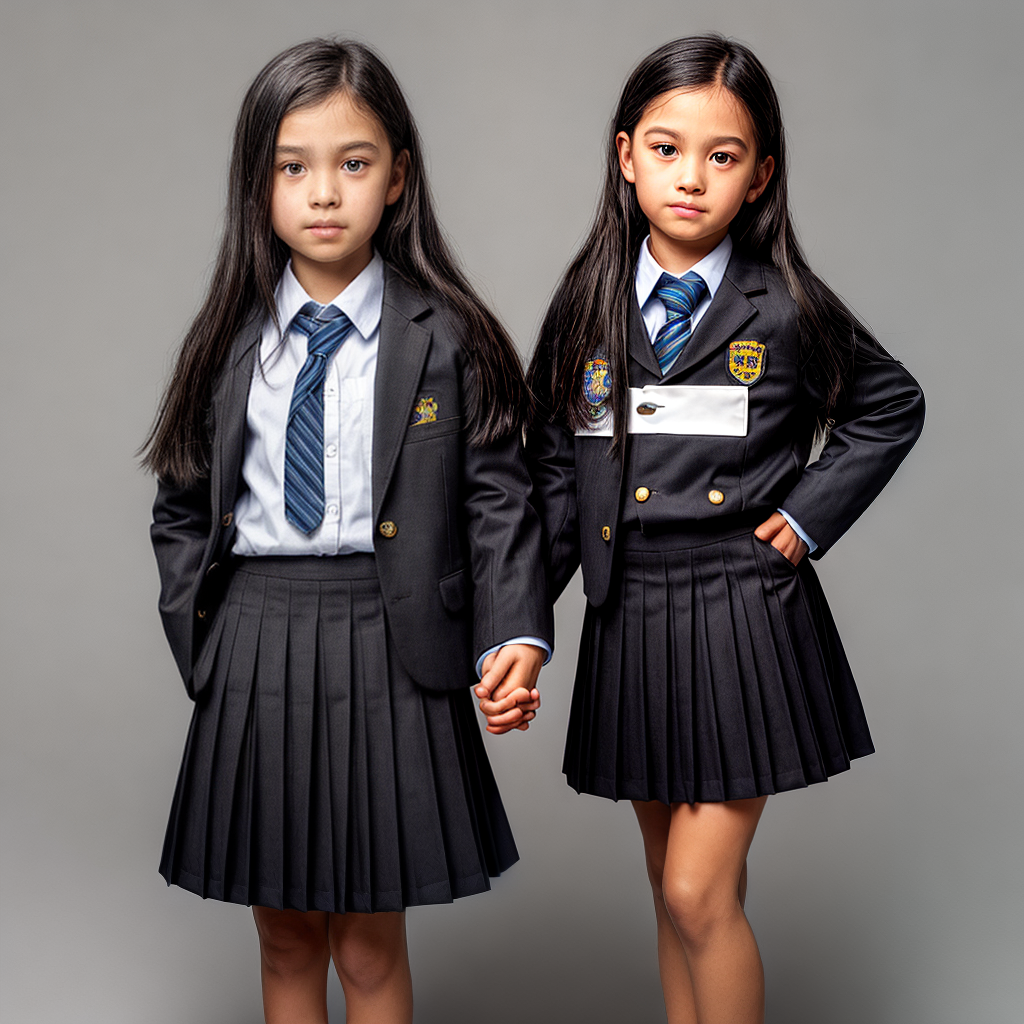 pupil, black school uniform