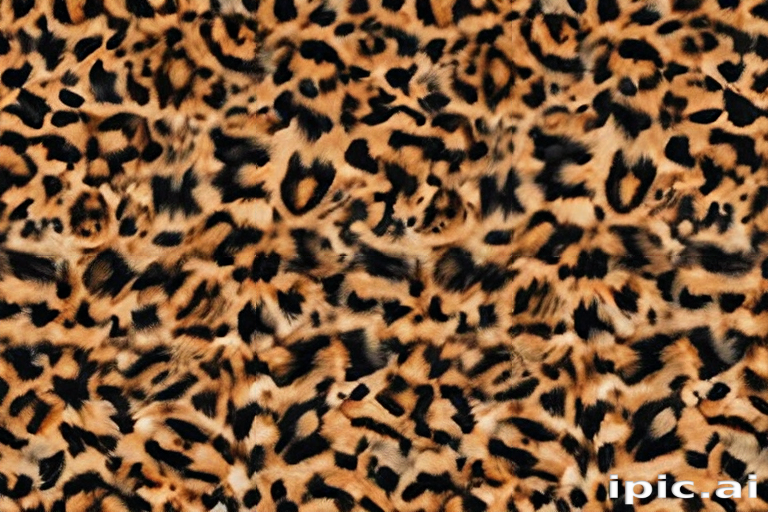 Exotic and Bold Leopard Print Pattern for Fashion and Design Inspiration