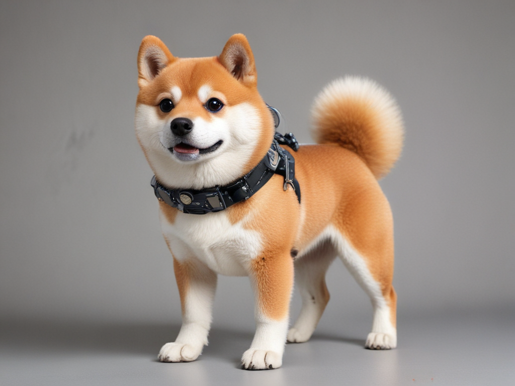Create an image from shiba inu as a robot